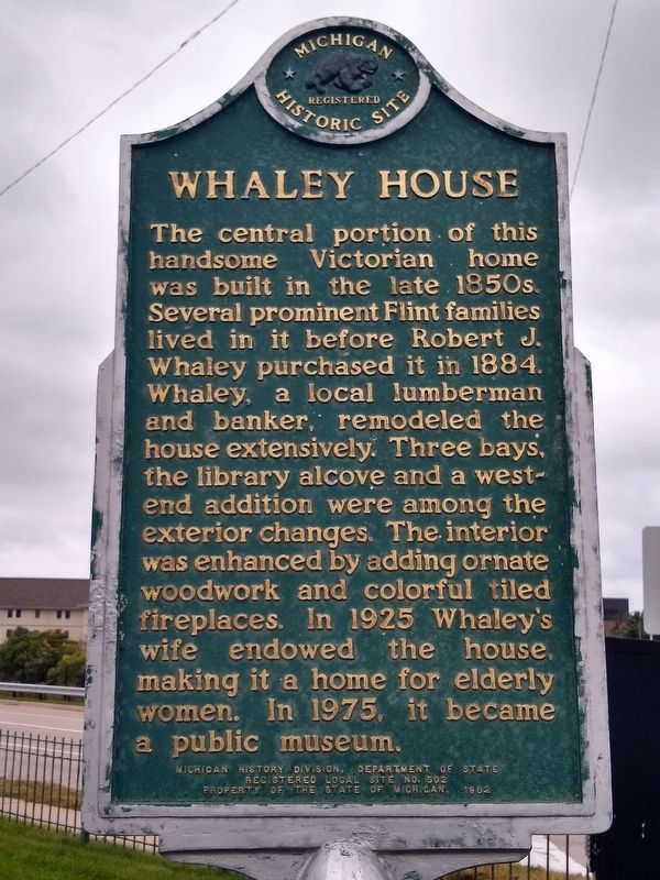 Whaley House / Robert J. Whaley Historical Marker