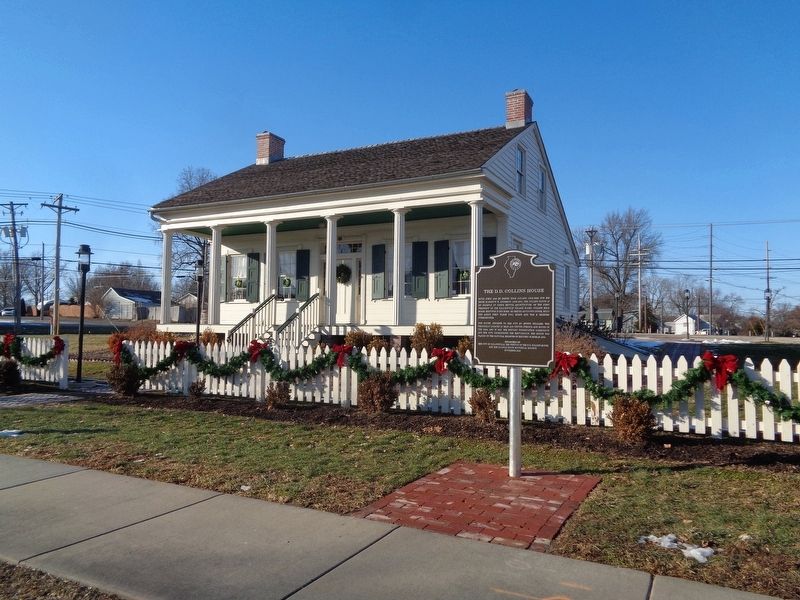 The D.D. Collins House Historical Marker