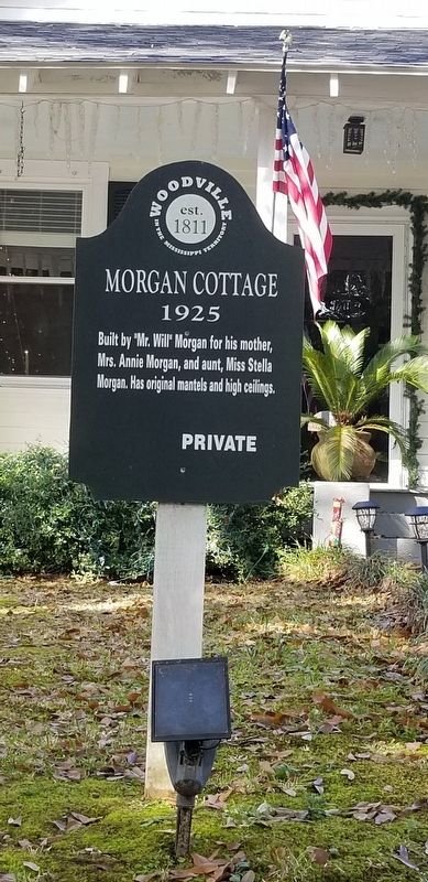 Morgan Cottage Historical Marker