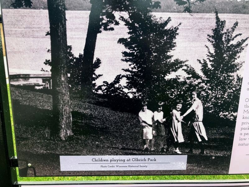 Olbrich Park / Michael B. Olbrich Historical Marker