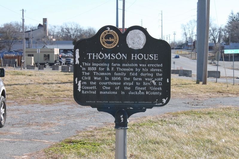 Thomson House Historical Marker