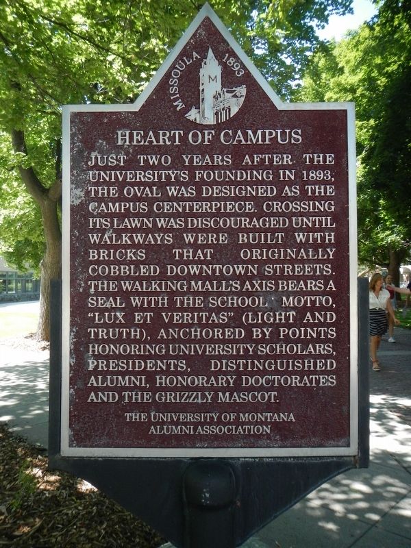 The Heart of Campus Historical Marker