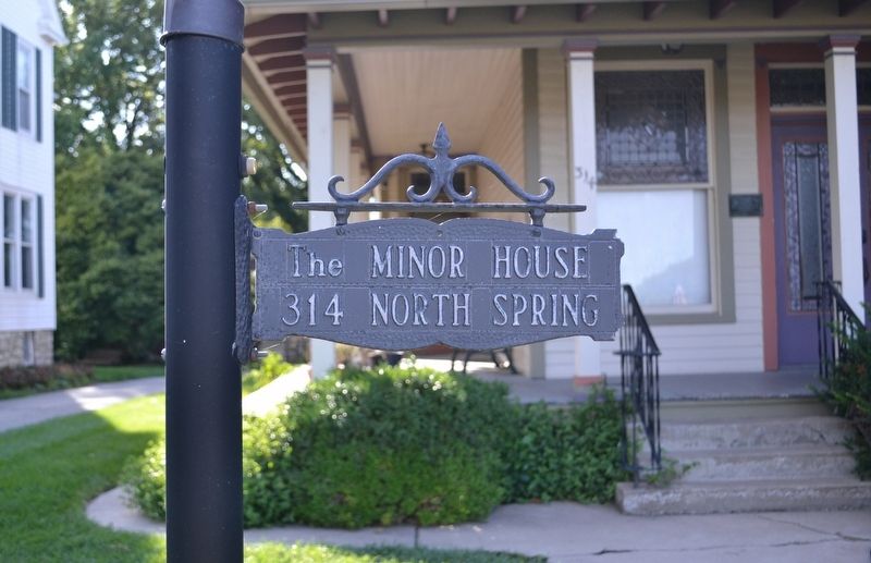 The Minor House Historical Marker