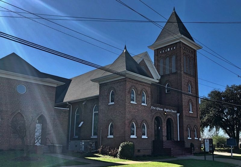 First African Baptist Church Historical Marker