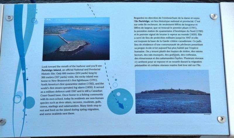 Partridge Island Historical Marker