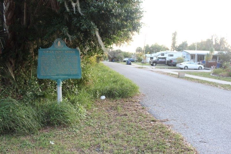 Venice Post Office Historical Marker