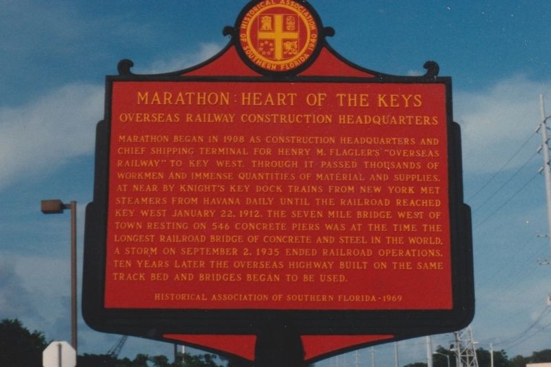 Marathon: Heart of the Keys Historical Marker