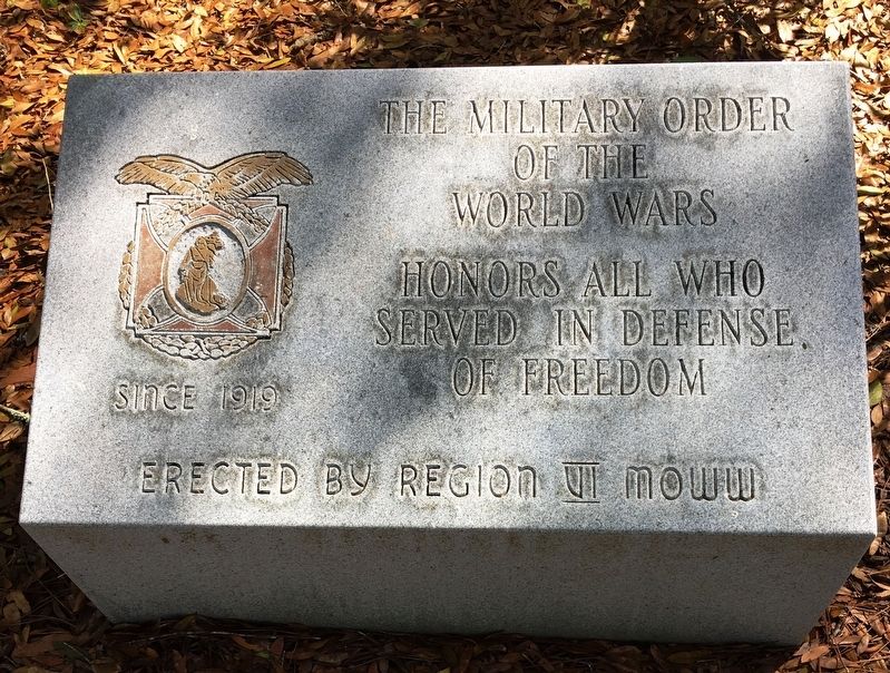 The Military Order of the World Wars, a War Memorial