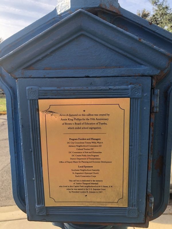 Thurgood Marshall Historical Marker