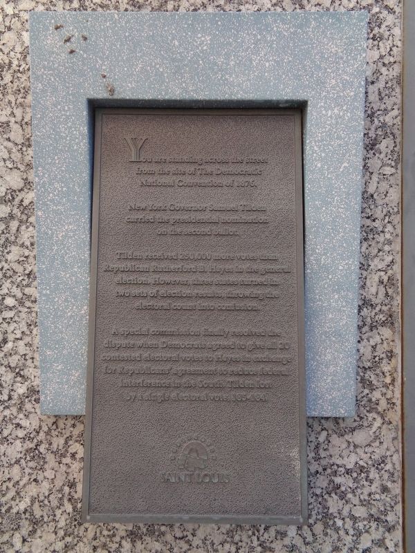 Site of the Democratic National Convention of 1876 Historical Marker