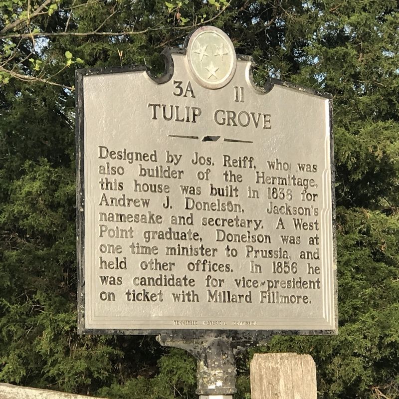 Tulip Grove Historical Marker