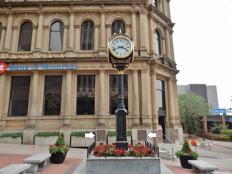 Saint John 225th Anniversary Clock Historical Marker