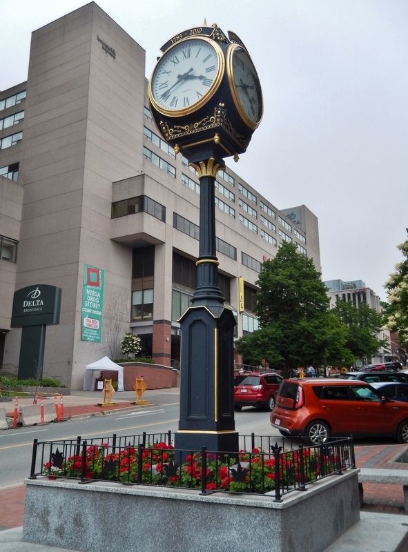 Saint John 225th Anniversary Clock Historical Marker