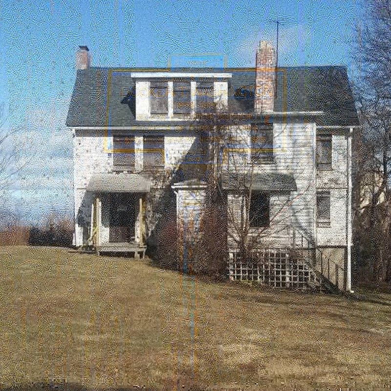 Summer Home of Booker T. Washington Historical Marker