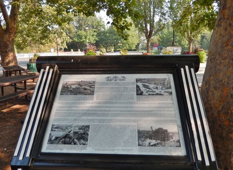 Early Spokane Historical Marker