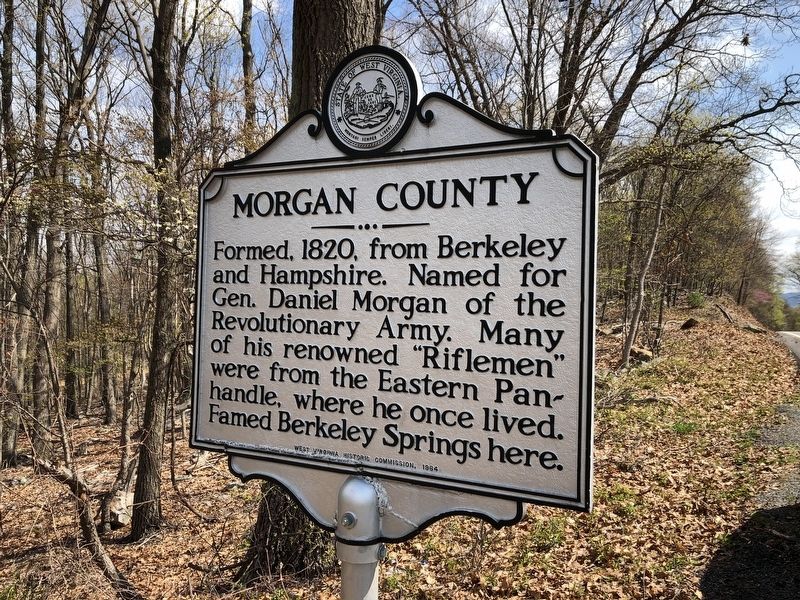 Hampshire County / Morgan County Historical Marker