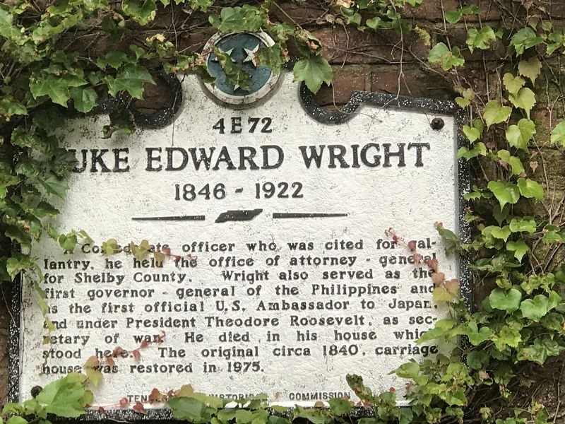 Luke Edward Wright Historical Marker