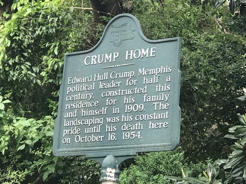 Crump Home Historical Marker