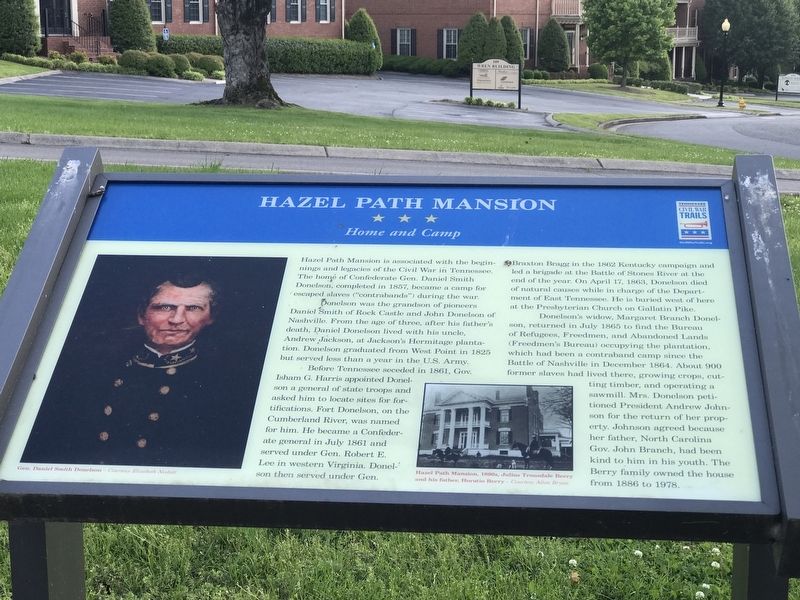 Hazel Path Mansion Historical Marker