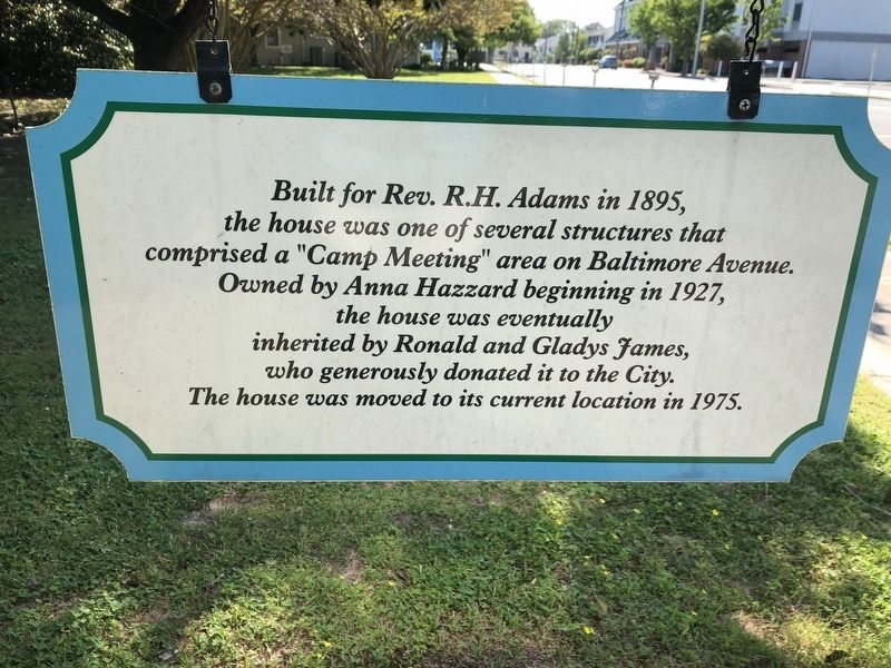 The Anna Hazzard House Historical Marker