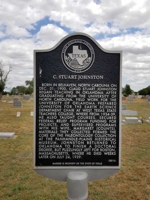 C. Stuart Johnston Historical Marker
