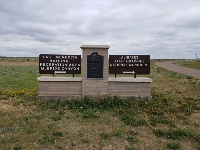 The Canadian River Historical Marker