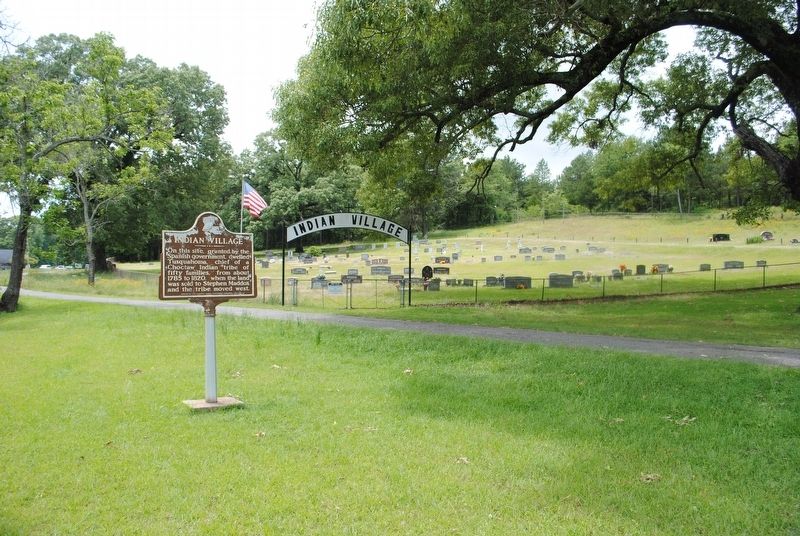 Indian Village Historical Marker