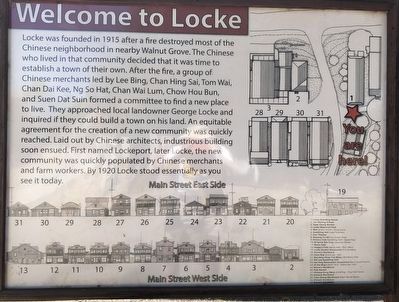 Welcome to Locke Historical Marker