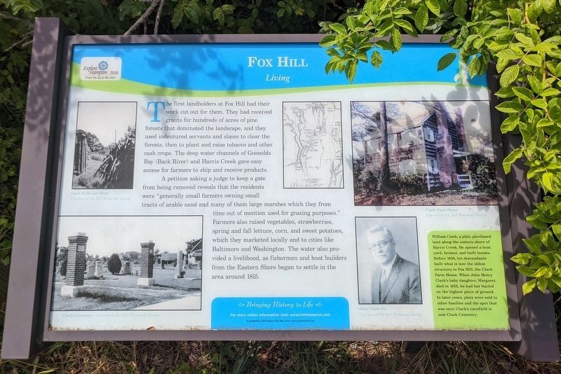 Fox Hill Historical Marker