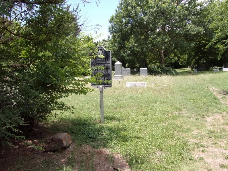 Cox Cemetery Historical Marker