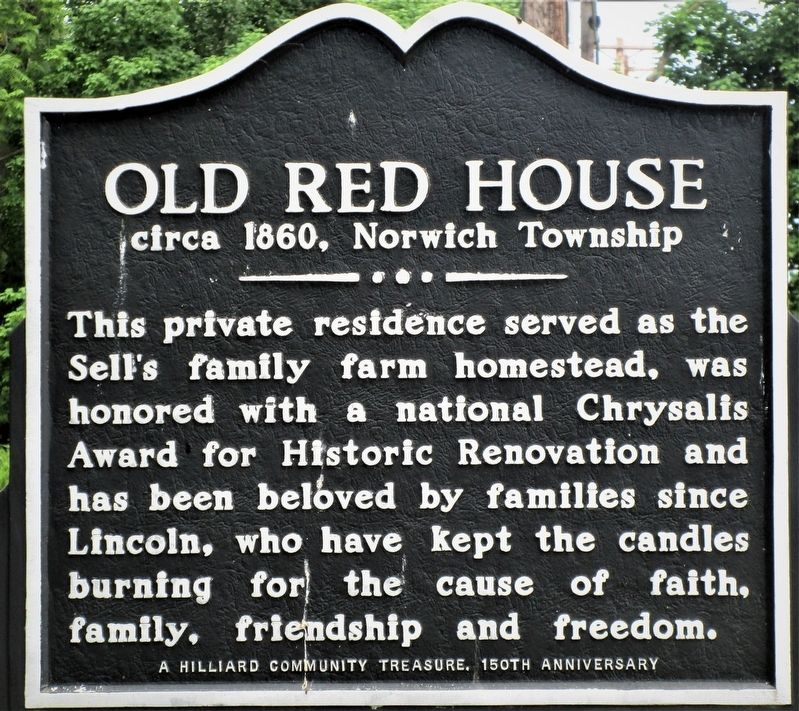Old Red House Historical Marker