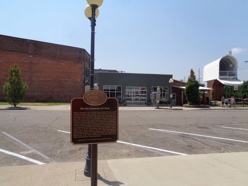 The Development of Casey Historical Marker