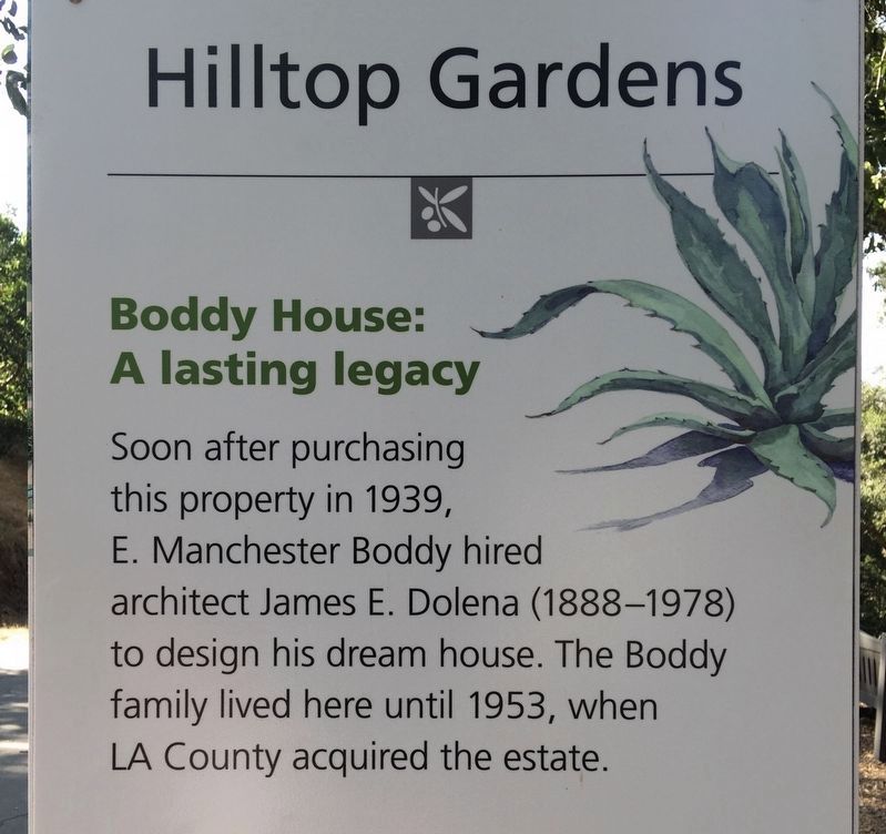 Descanso Gardens Historical Marker