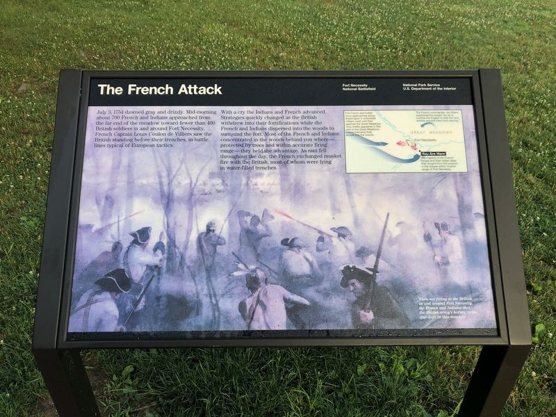 The French Attack Historical Marker