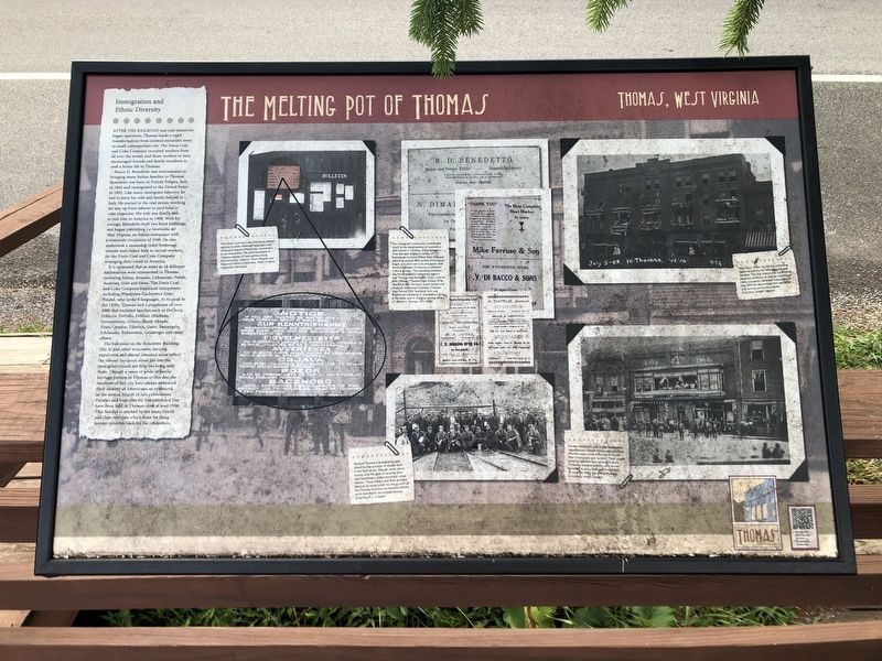 The Melting Pot of Thomas Historical Marker