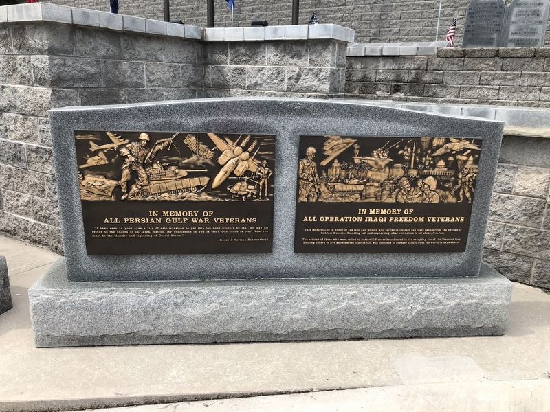 In Memory of All Operation Iraqi Freedom Veterans, a War Memorial