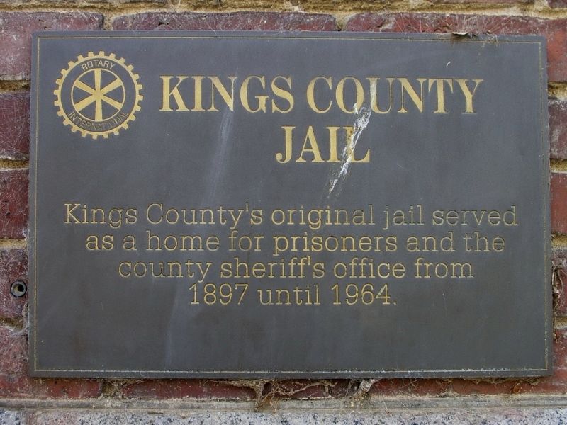 Kings County Jail Historical Marker