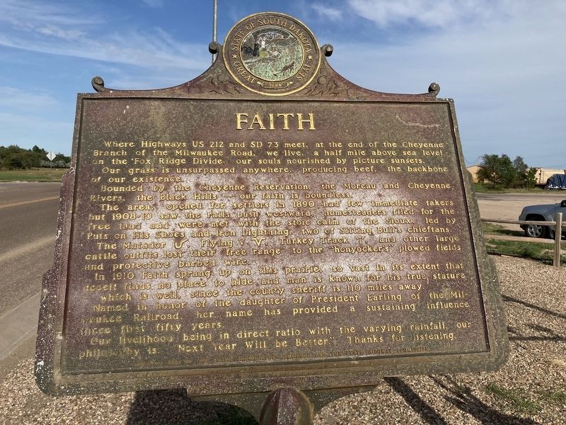 Faith Historical Marker