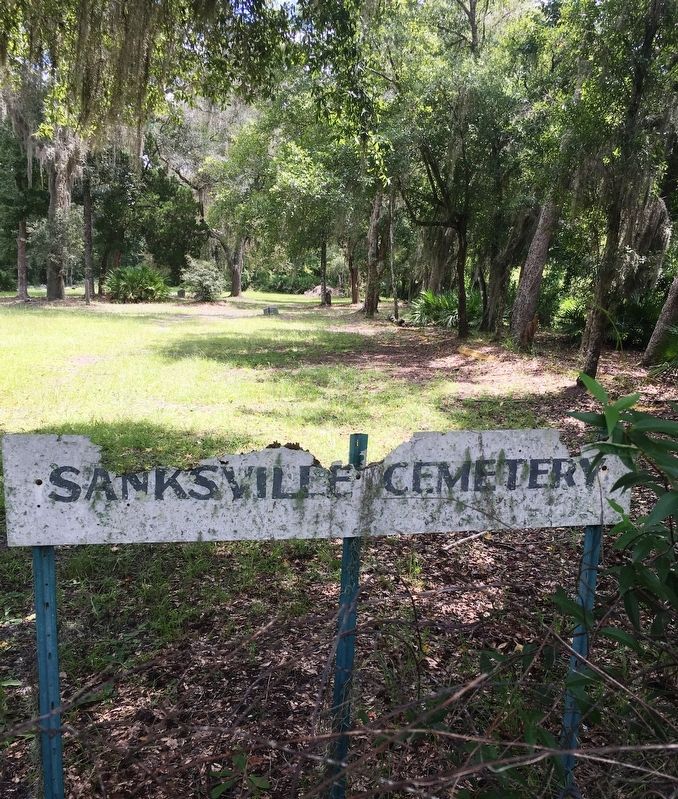 Sanksville Cemetery Historical Marker