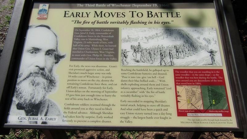 Early Moves to Battle Historical Marker
