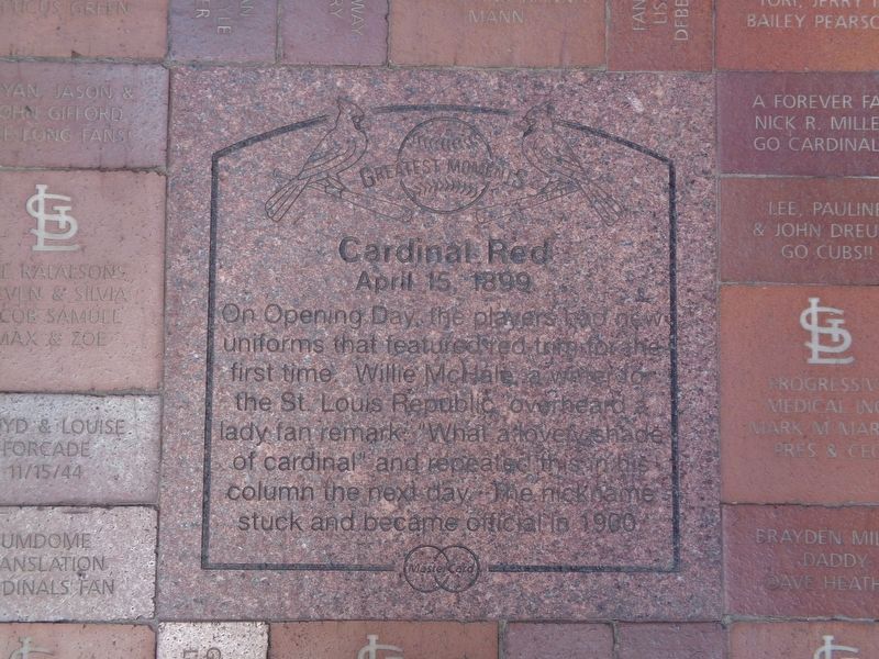 Cardinal Red Historical Marker