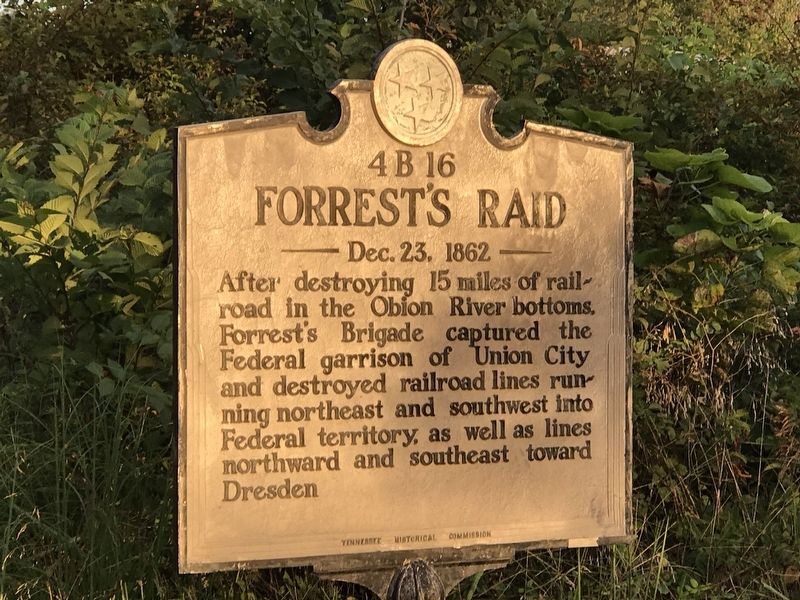 Forrest's Raid Historical Marker