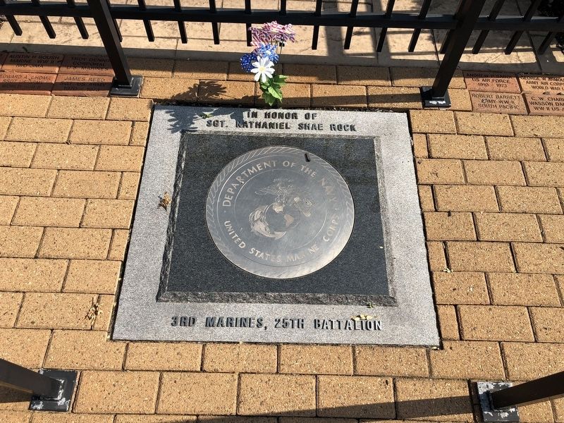 Sgt. Nathaniel Shae Rock, a War Memorial