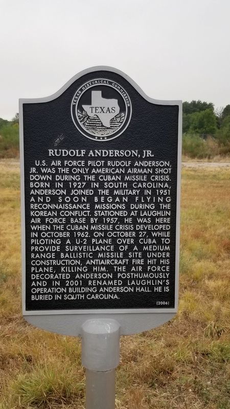 Rudolf Anderson, Jr. Historical Marker