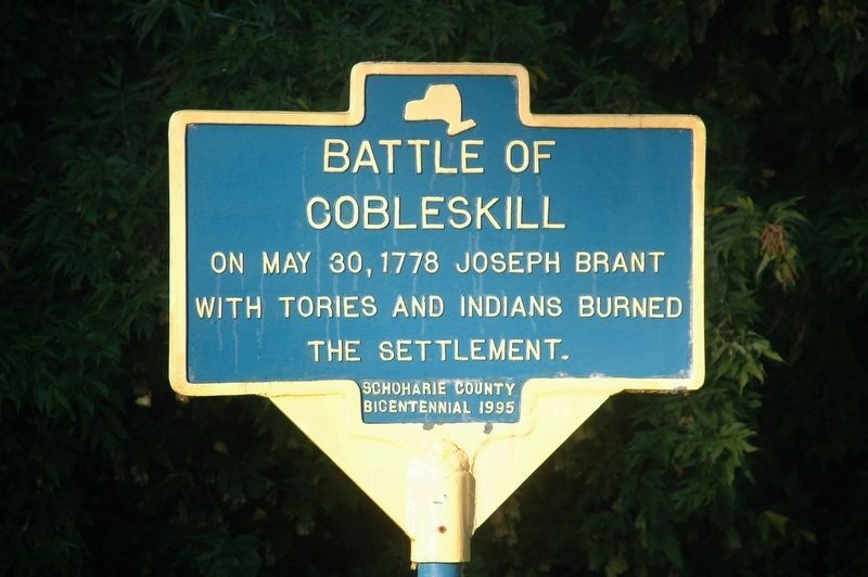 Battle of Cobleskill Historical Marker
