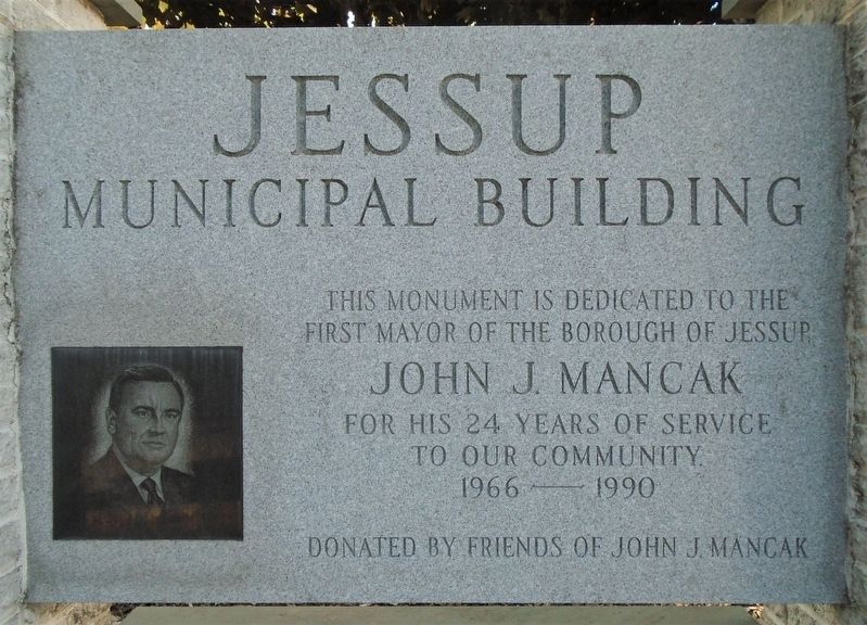 John J. Mancak Historical Marker