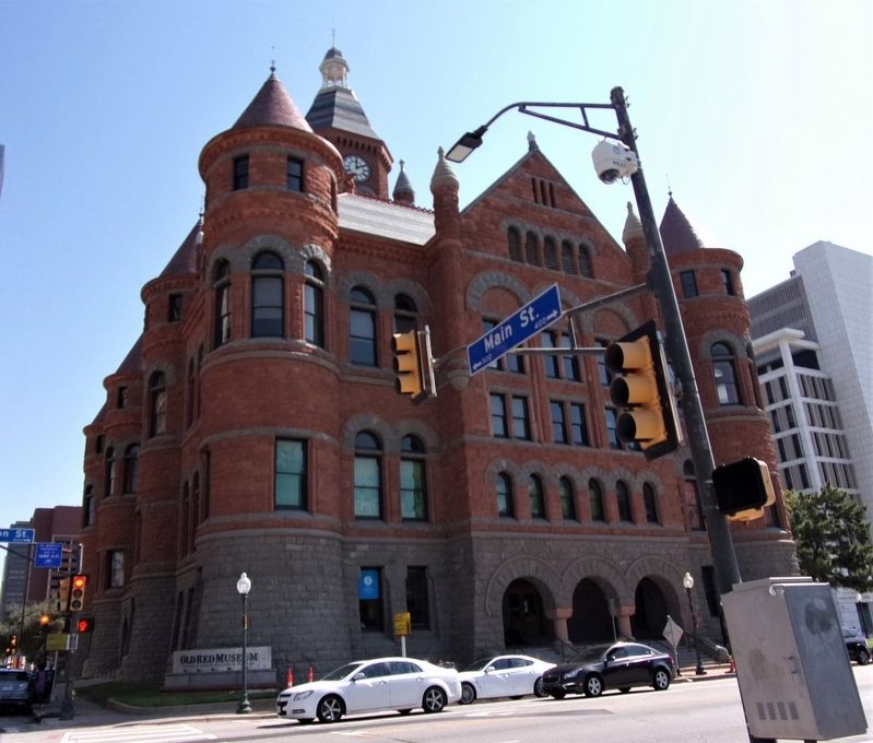 The Old Red Courthouse Historical Marker