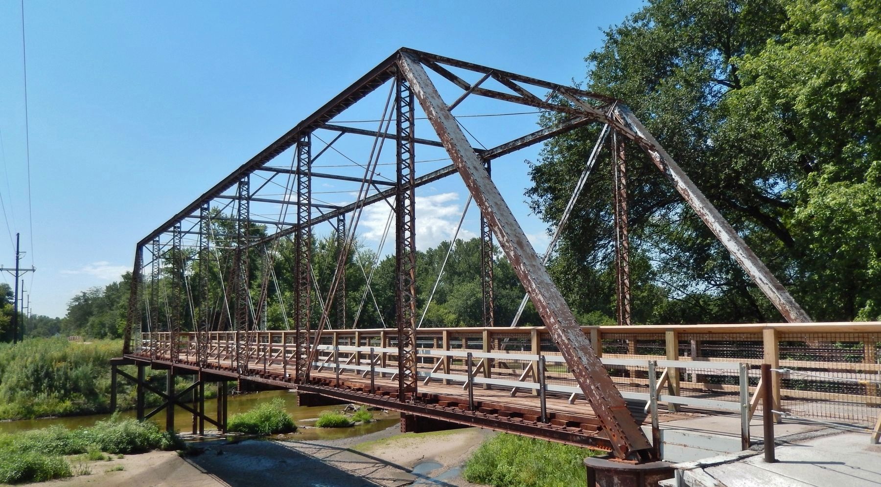 The Neligh Mill Bridge Historical Marker