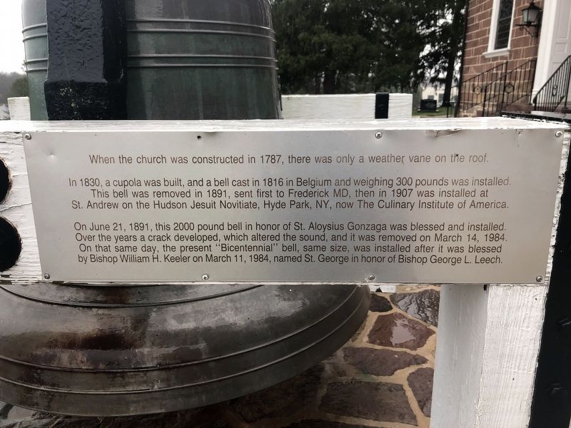 Conewago Chapel Bell Historical Marker