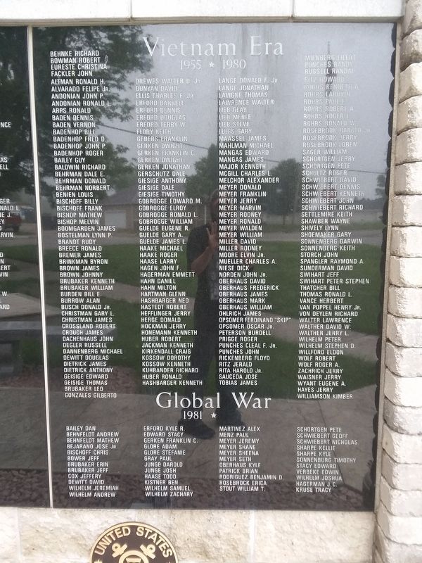 A Tribute To Our Military, a War Memorial